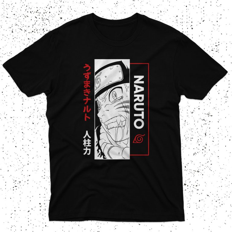Polera Algodón - Naruto v2 (2 colores) - Nicoshohoku