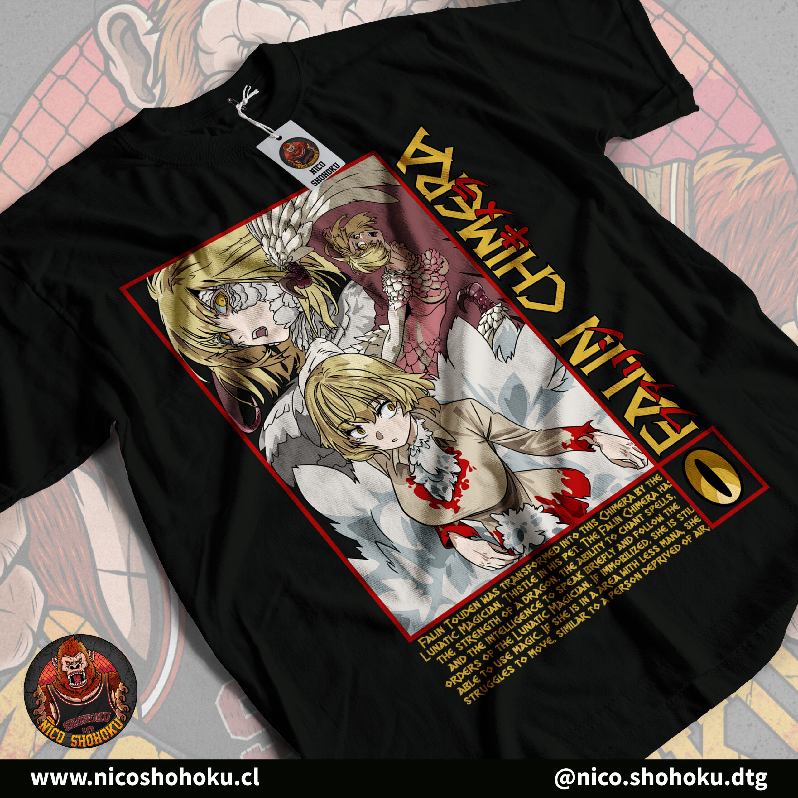 Polera Algodón - Falin Chimera (TD) - Nicoshohoku